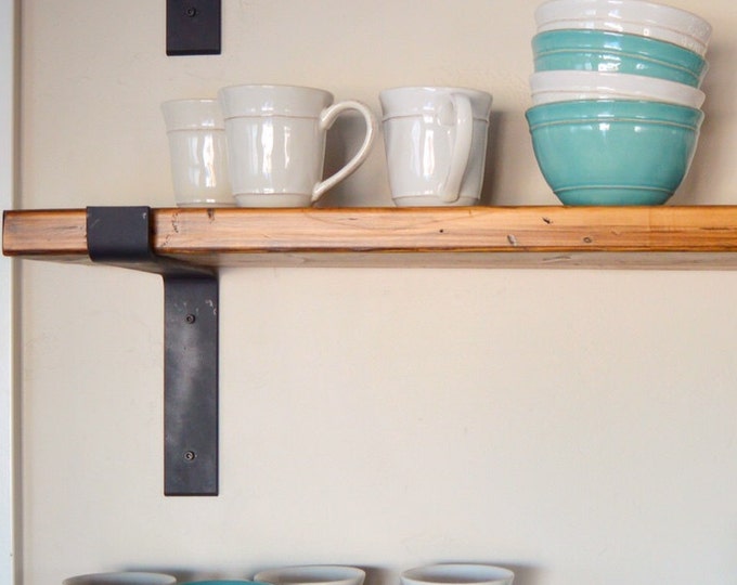 Custom Metal Shelf Brackets Handmade in USA - Etsy