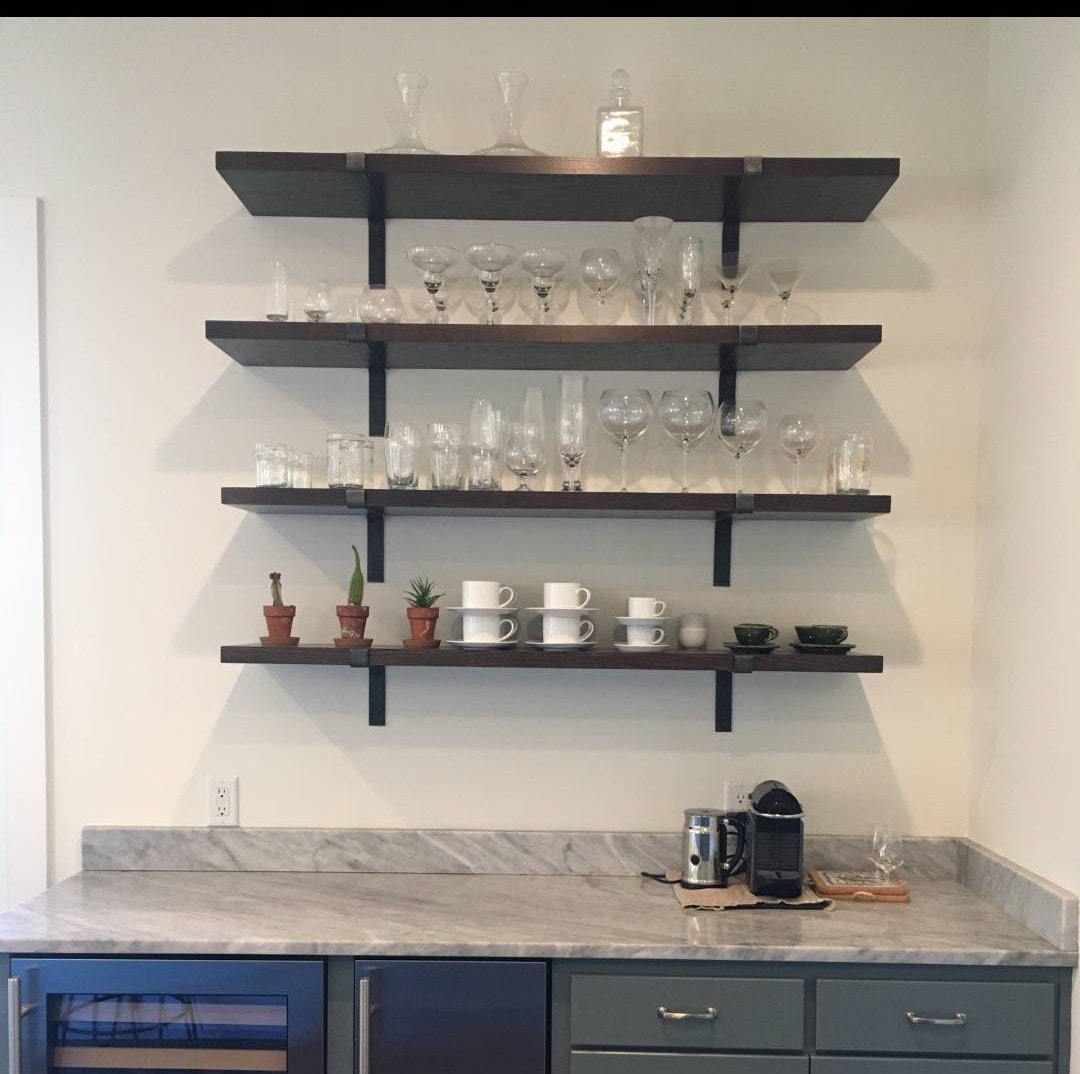 Metal Shelf Brackets Modern Shelf Bracket Industrial Shelf - Etsy