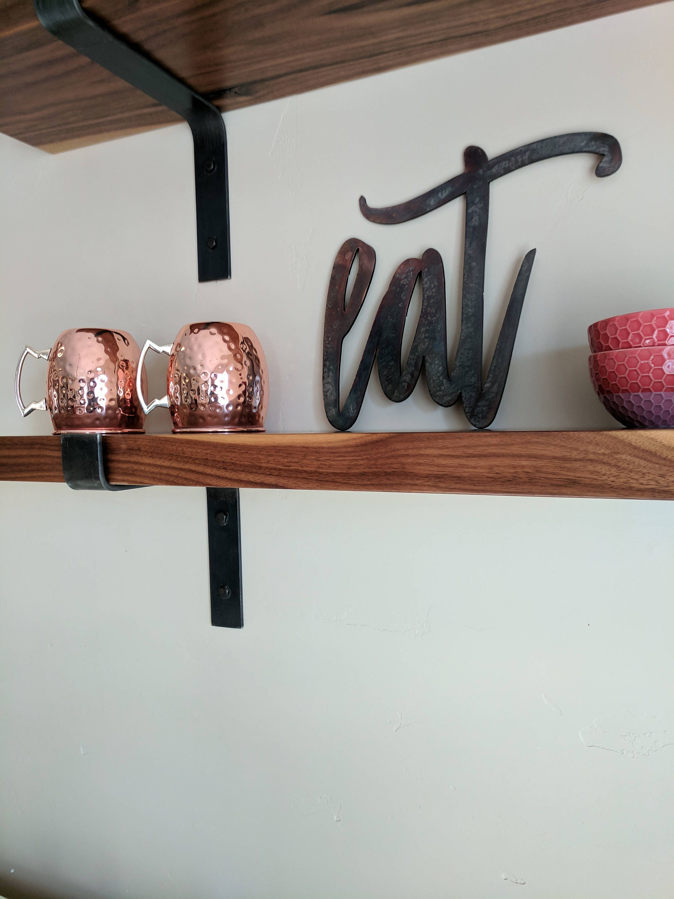 Metal Shelf Brackets Modern Shelf Bracket Industrial Shelf - Etsy