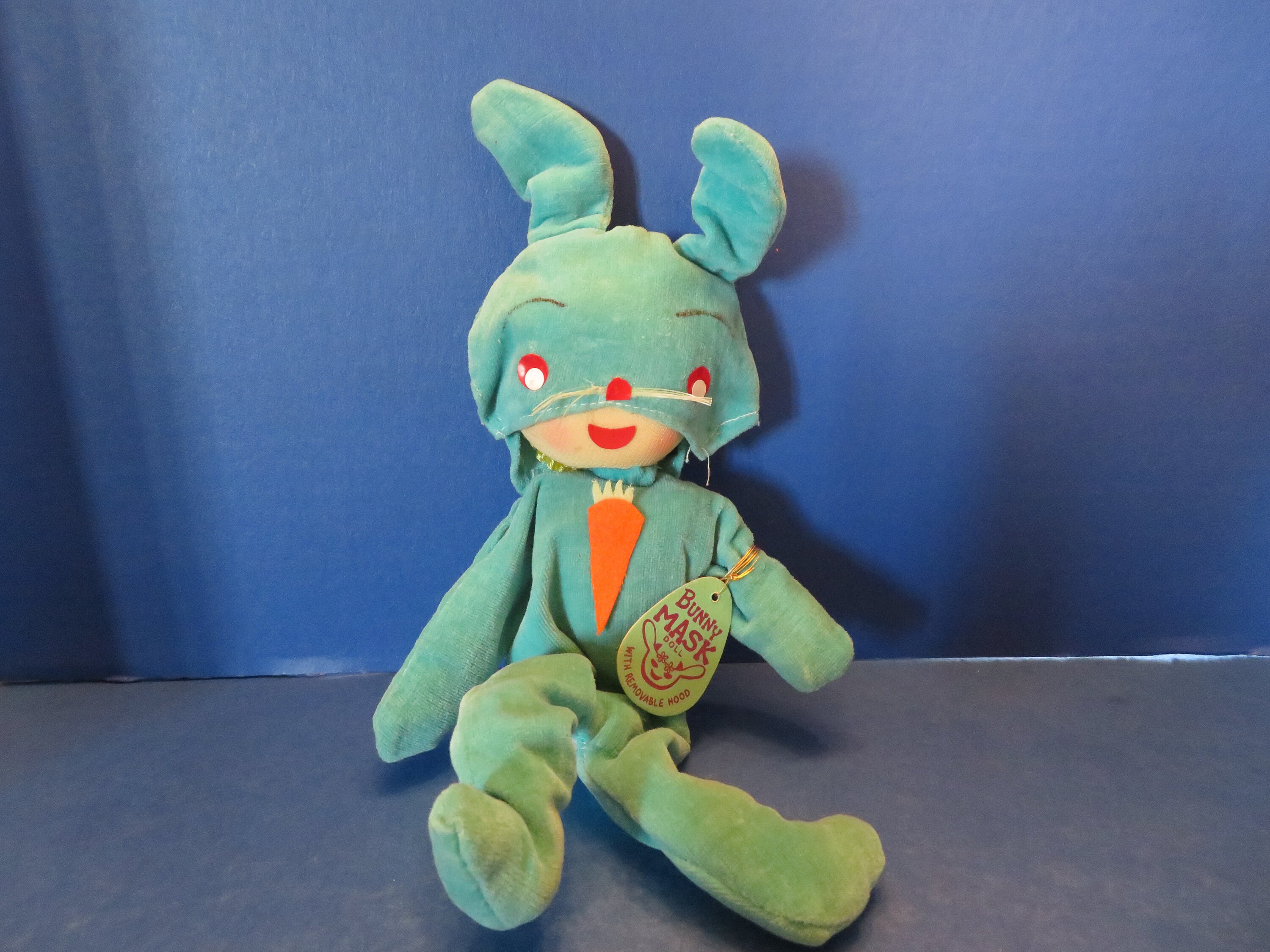 Calvert Japan Bunny Mask Doll With Removable Mask Patent P | Etsy