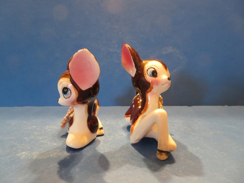 Vintage Japan Reindeer Set of Two - They Are About to Take a Little Nap ...