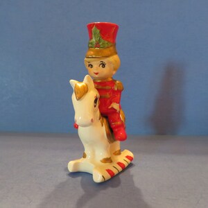 Lefton Marching Band Boy Sitting on His Trusty Stead - Candy Cane ...