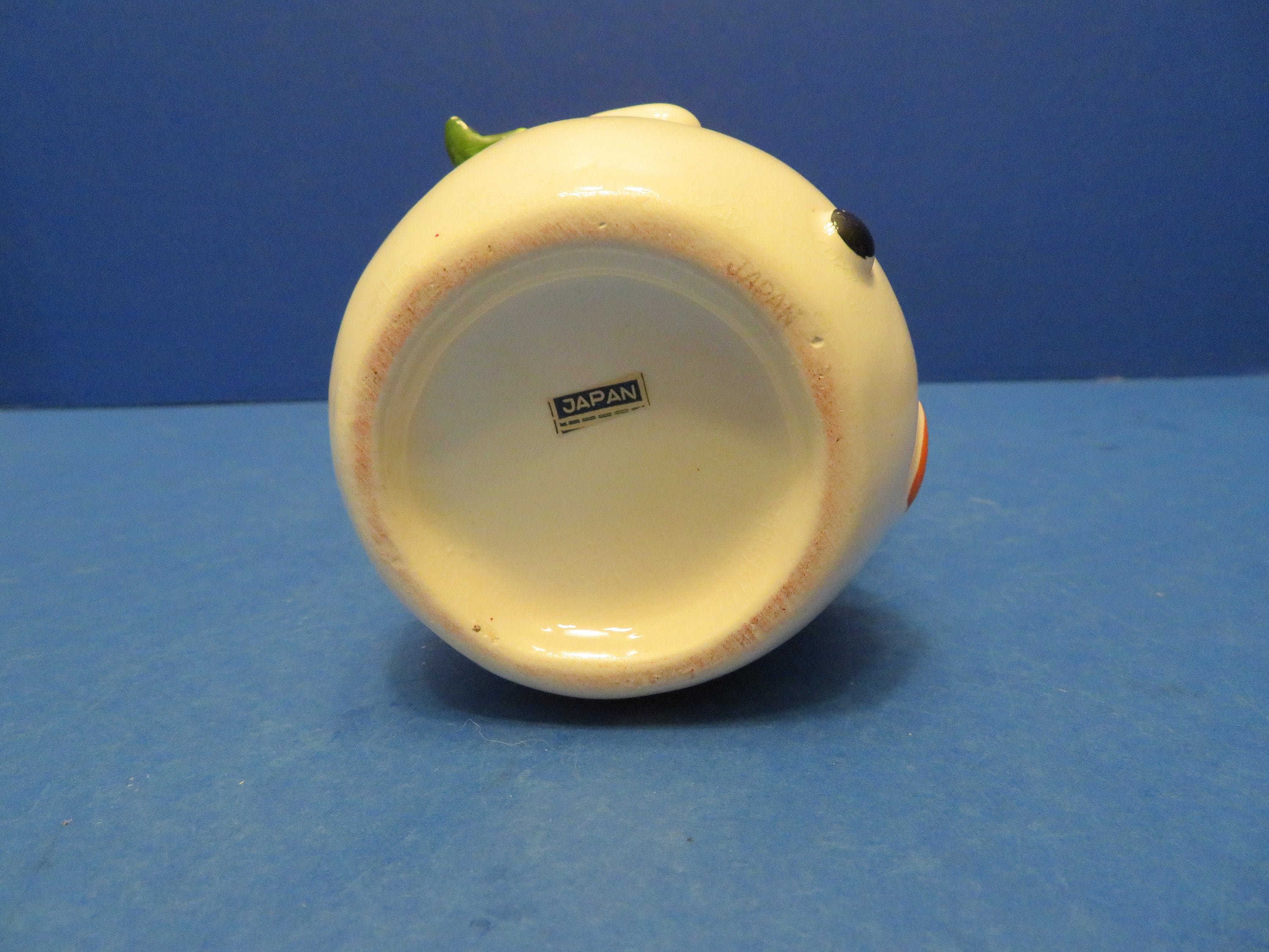 Vintage Japan Snowman Candy Holder or Planter - Jaunty Fellow Wearing ...