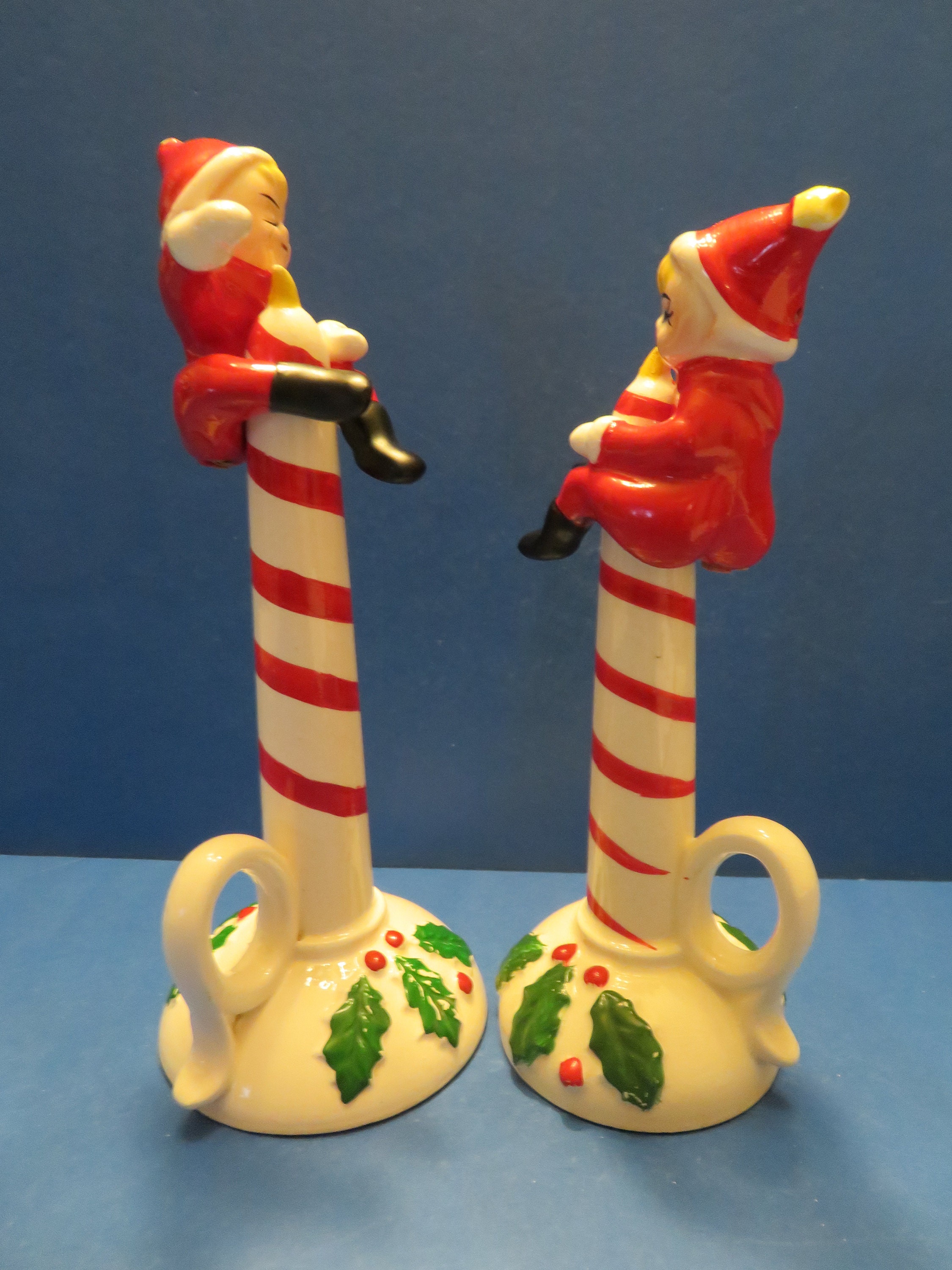 Vintage Japan Pixie Salt and Pepper Shaker Set Sitting on Top - Etsy