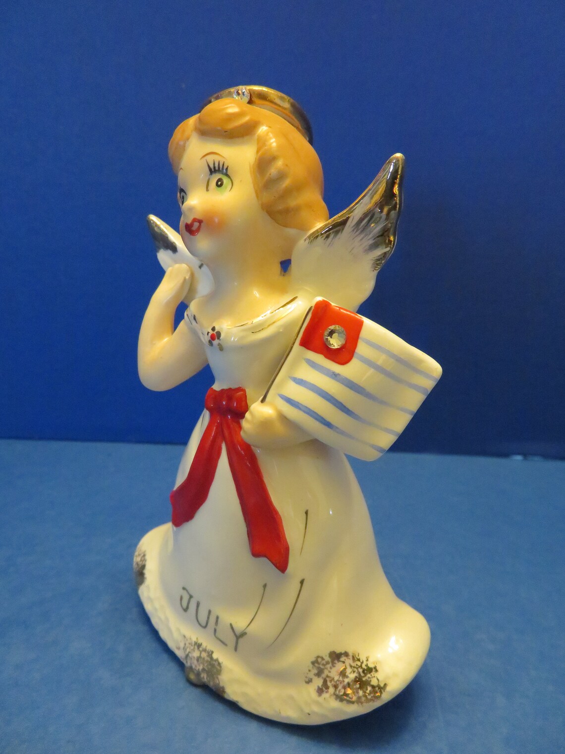 Vintage Japan July Angel Has Her Hand Up as She Says the | Etsy