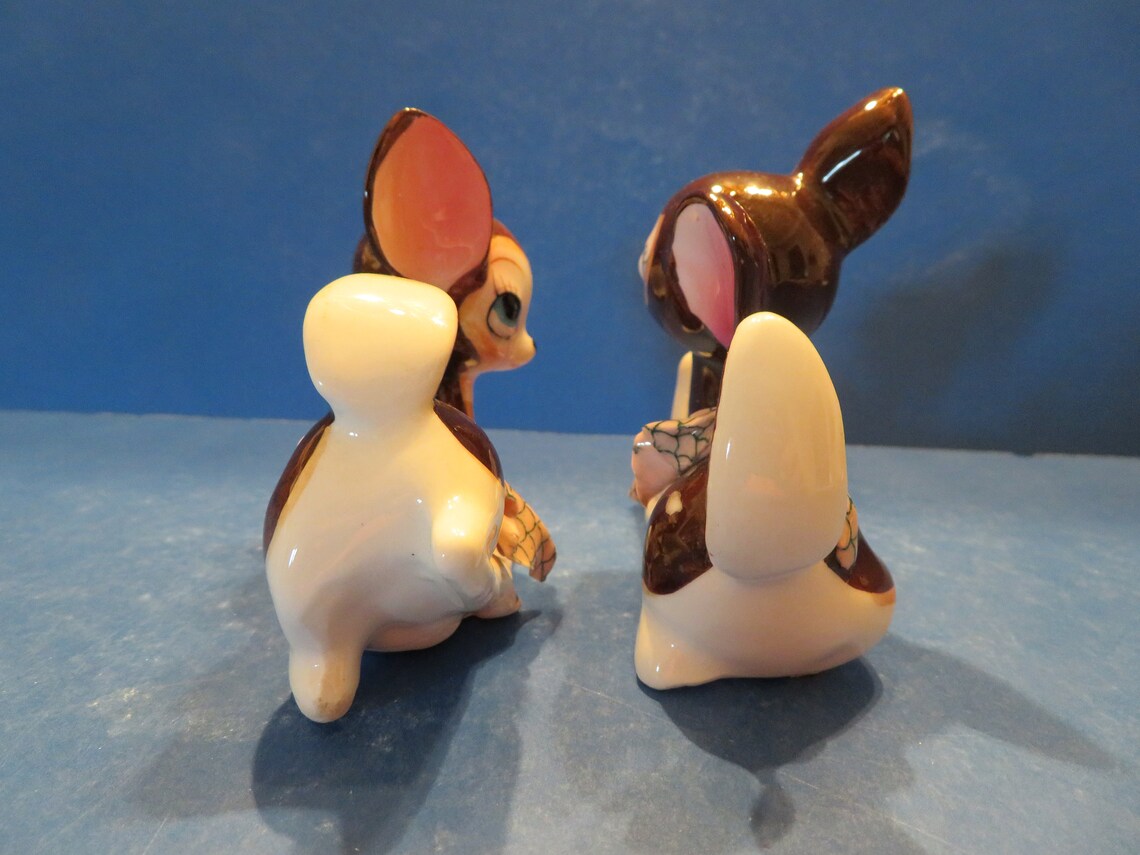 Vintage Japan Reindeer Set of Two - They Are About to Take a Little Nap ...