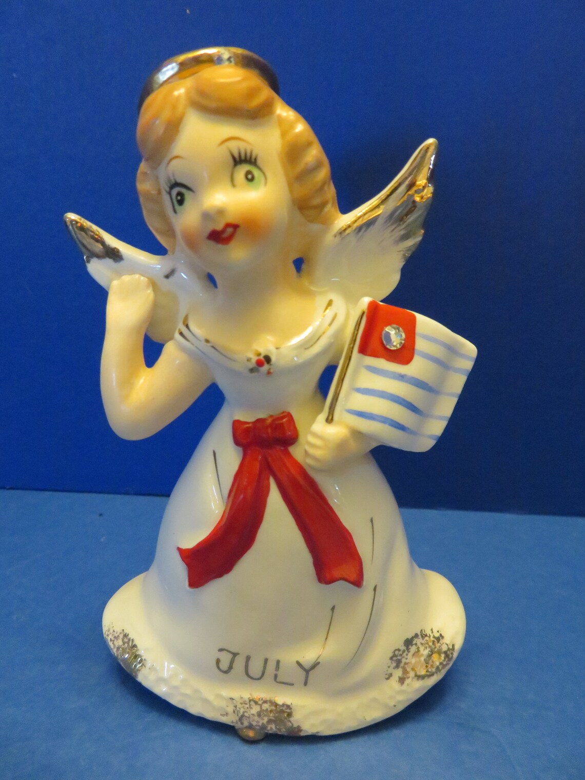 Vintage Japan July Angel Has Her Hand Up as She Says the | Etsy