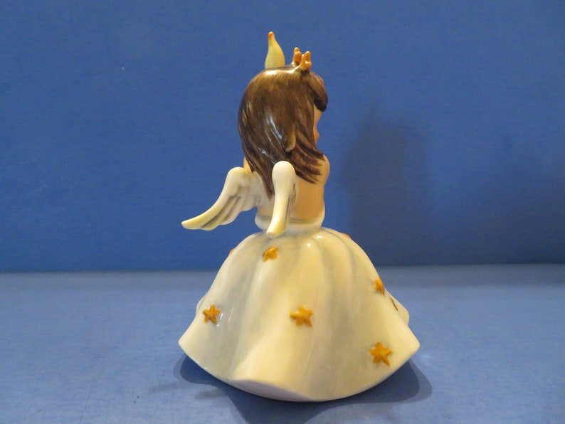 Capodimonte Miss Liberty Bell Angel - Holds a Huge Candle - Star ...