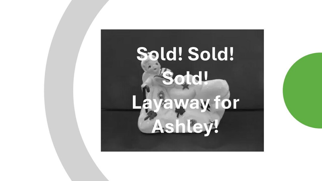 Sold! Layaway for Ashley! Lefton March Angel Planter - Holding Cane ...