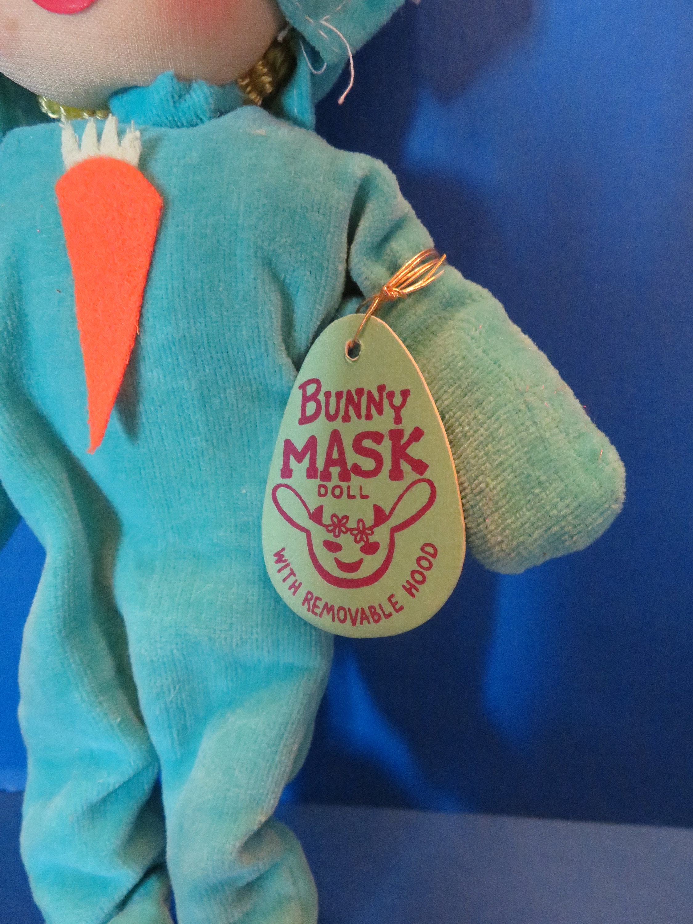 Calvert Japan Bunny Mask Doll With Removable Mask Patent P | Etsy