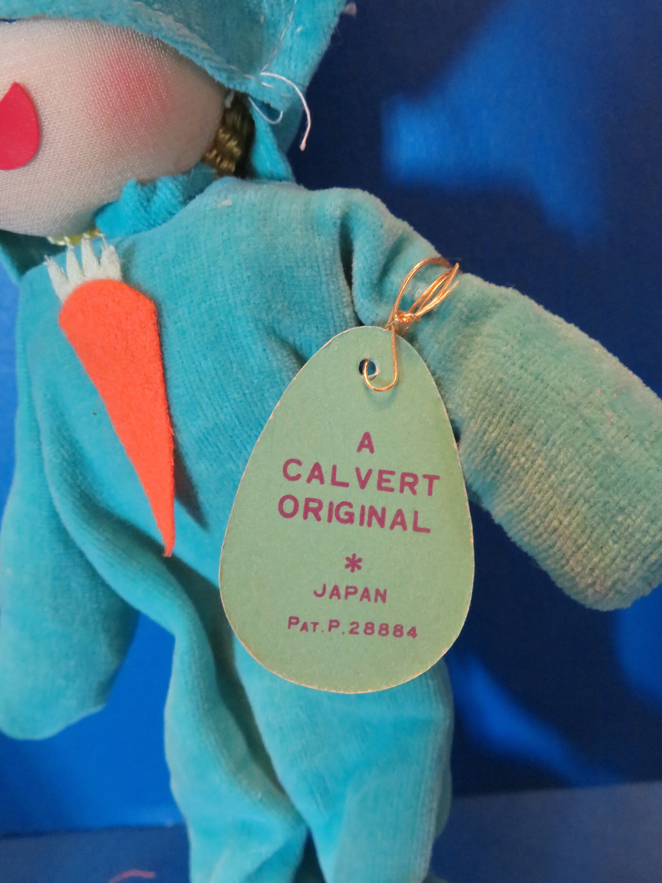 Calvert Japan Bunny Mask Doll With Removable Mask Patent P | Etsy