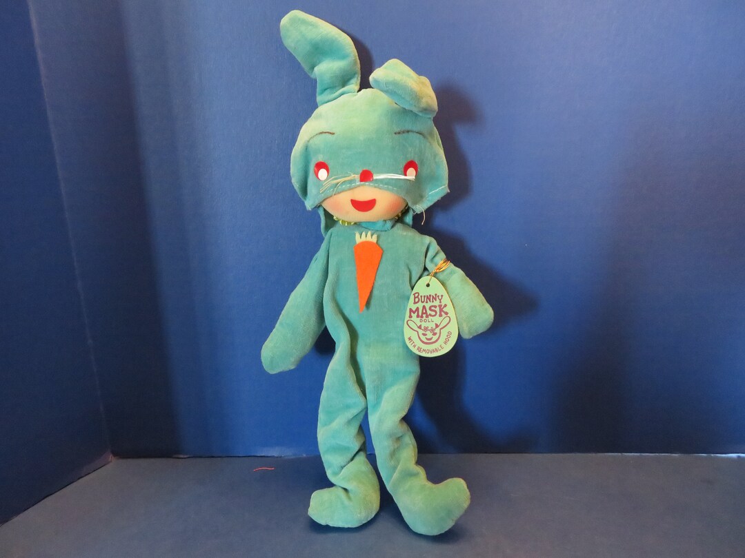 Calvert Japan Bunny Mask Doll With Removable Mask - Patent P 28884 ...
