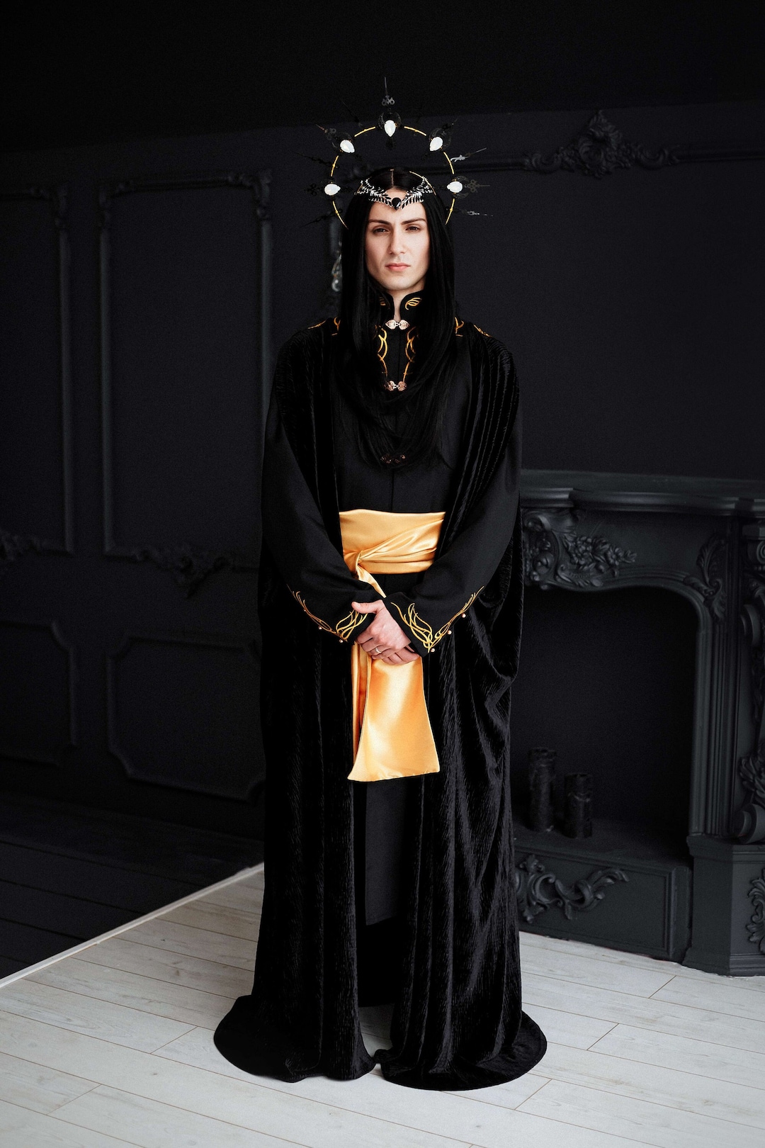 Fantasy Costume "lord of the Dark" . Dark Lord Fantasy Costume. Dark ...