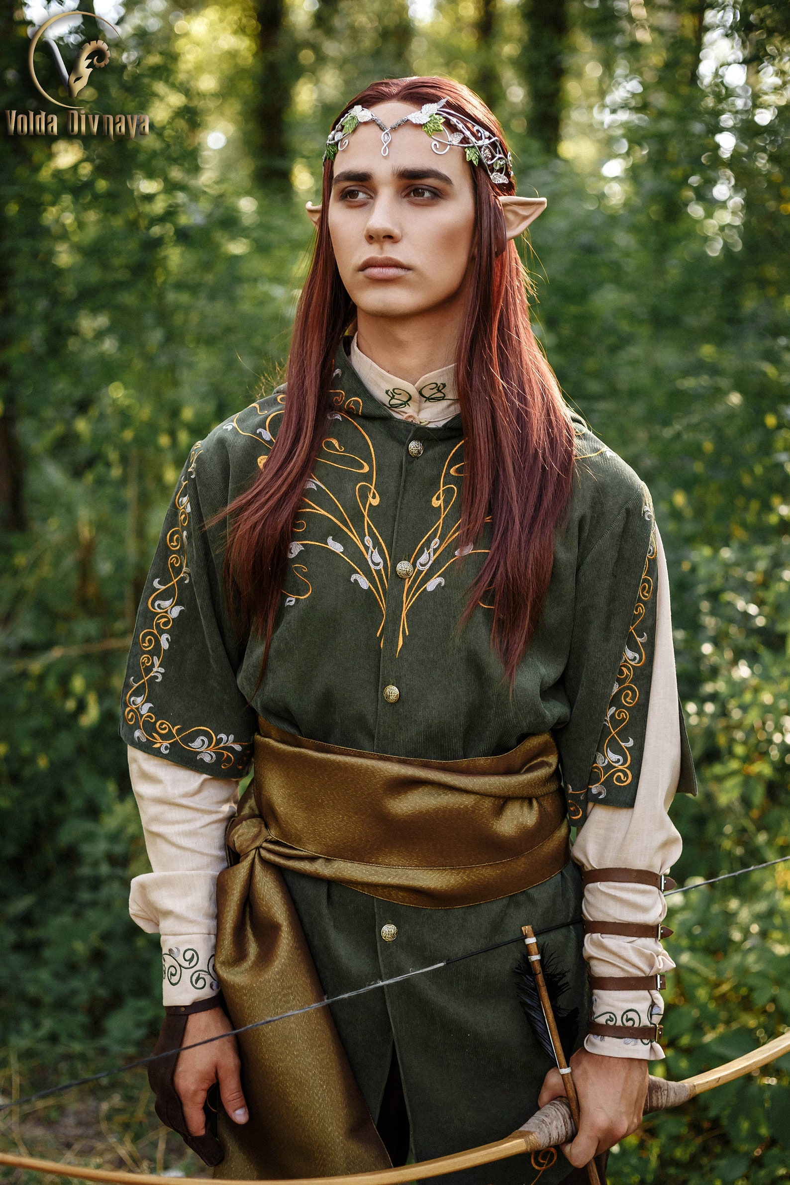 Fantasy Costume elven Archer . Renfaire Costume. Elven Tunic. LARPG ...
