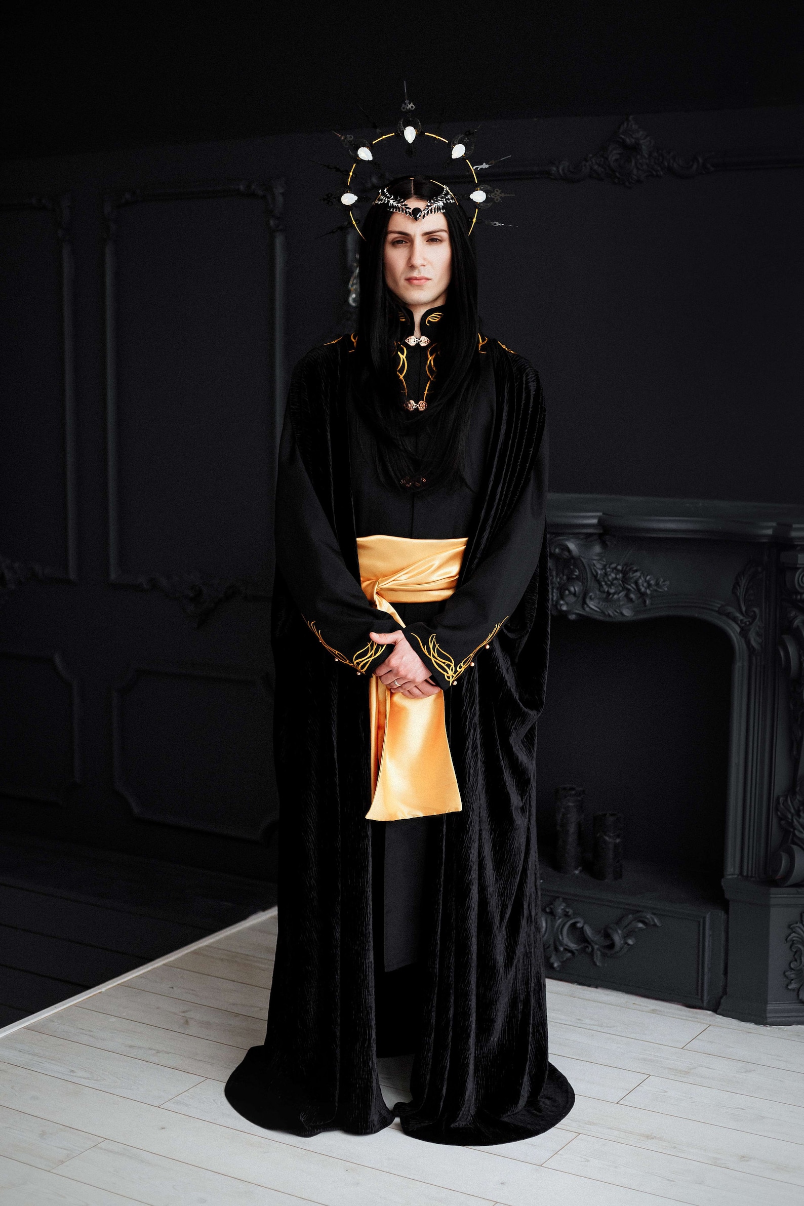 Fantasy Costume lord of the Dark . Dark Lord - Etsy