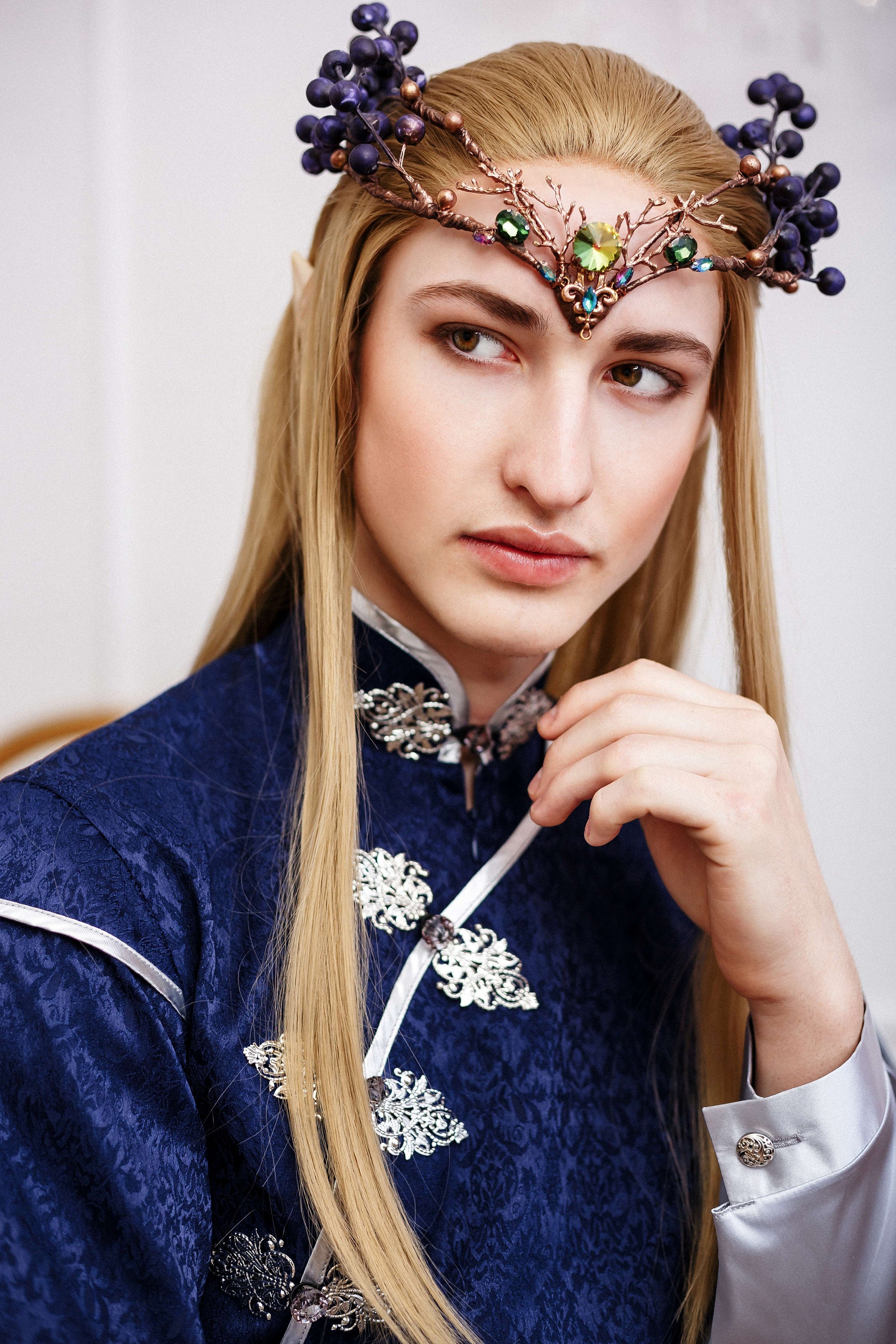 Costume "clans of Sea-elves". Elven Lord Fantasy Costume. Elven Wedding ...