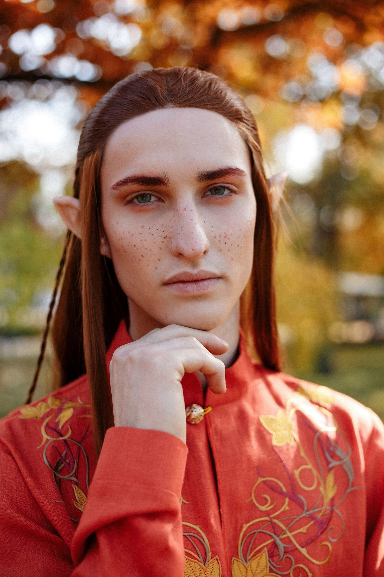 Fantasy Elven Tunic. autumn Leaf. Elven Lord - Etsy