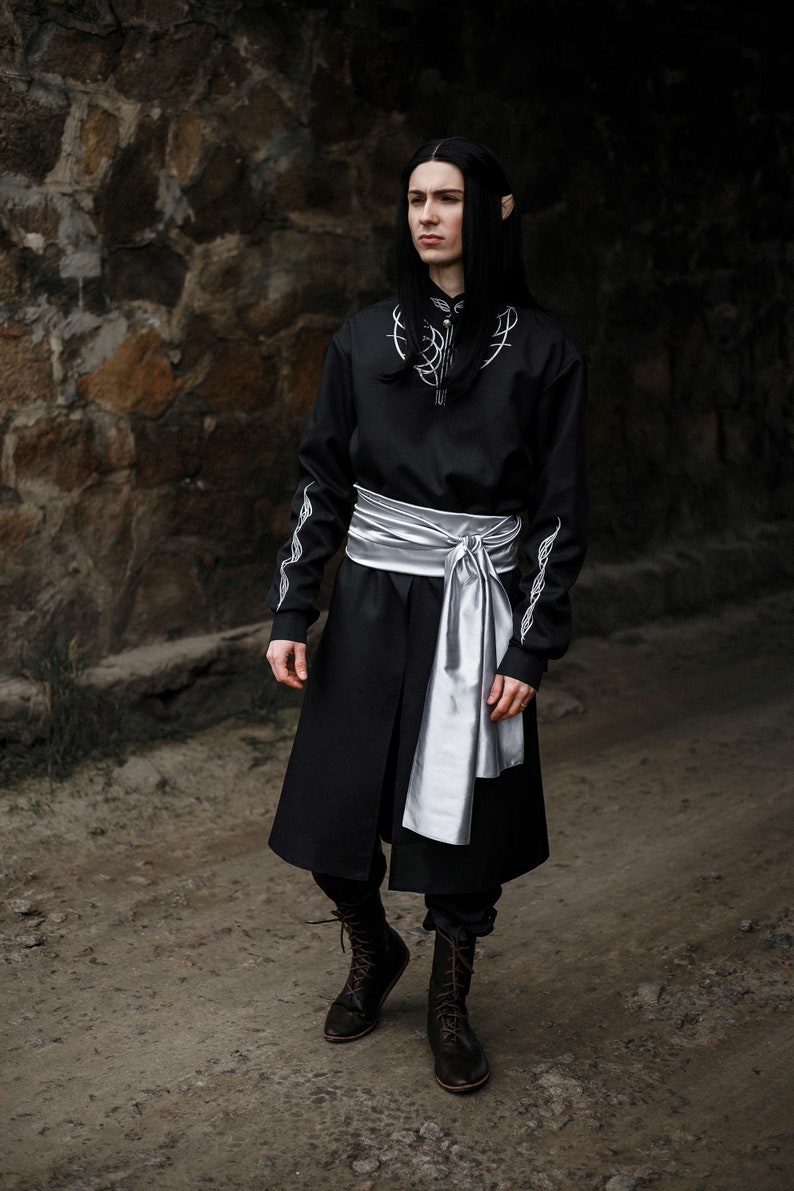 Fantasy Costume dark Elf . Dark Lord Fantasy - Etsy