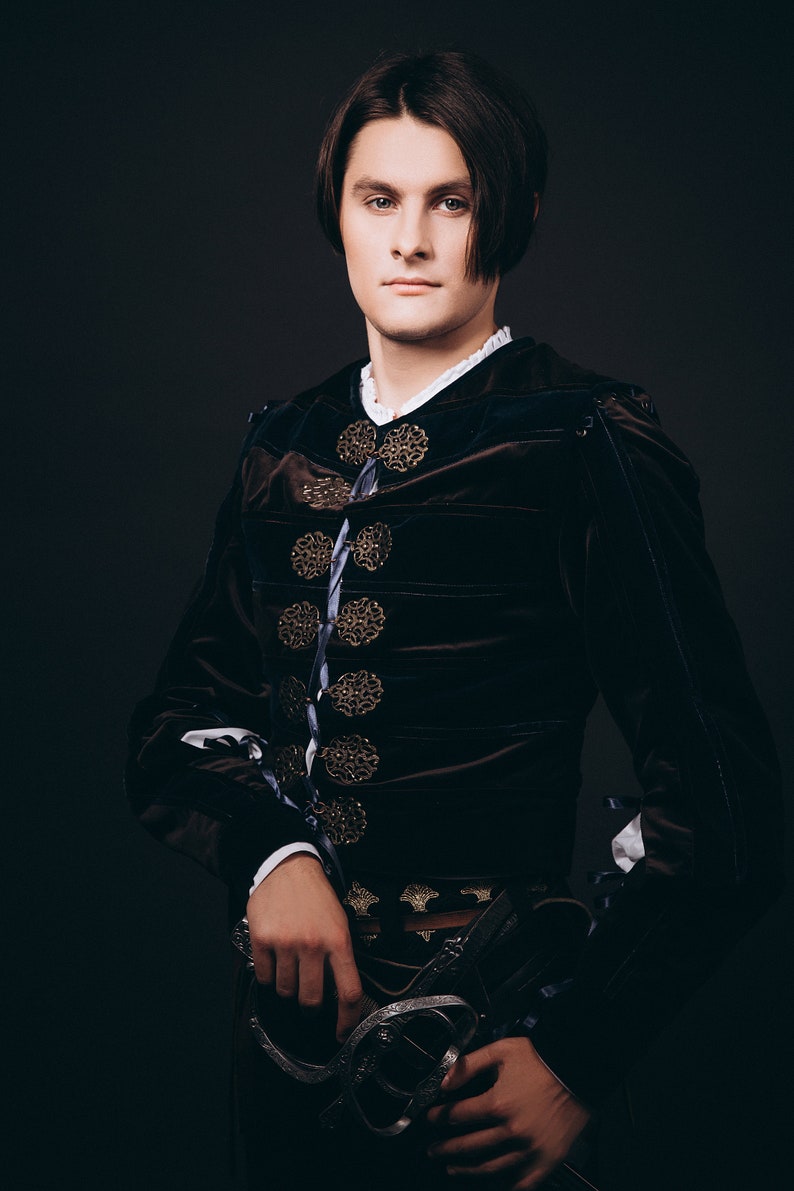 Italian Renaissance Mens Costume Xv Century Cesare Borgia Etsy