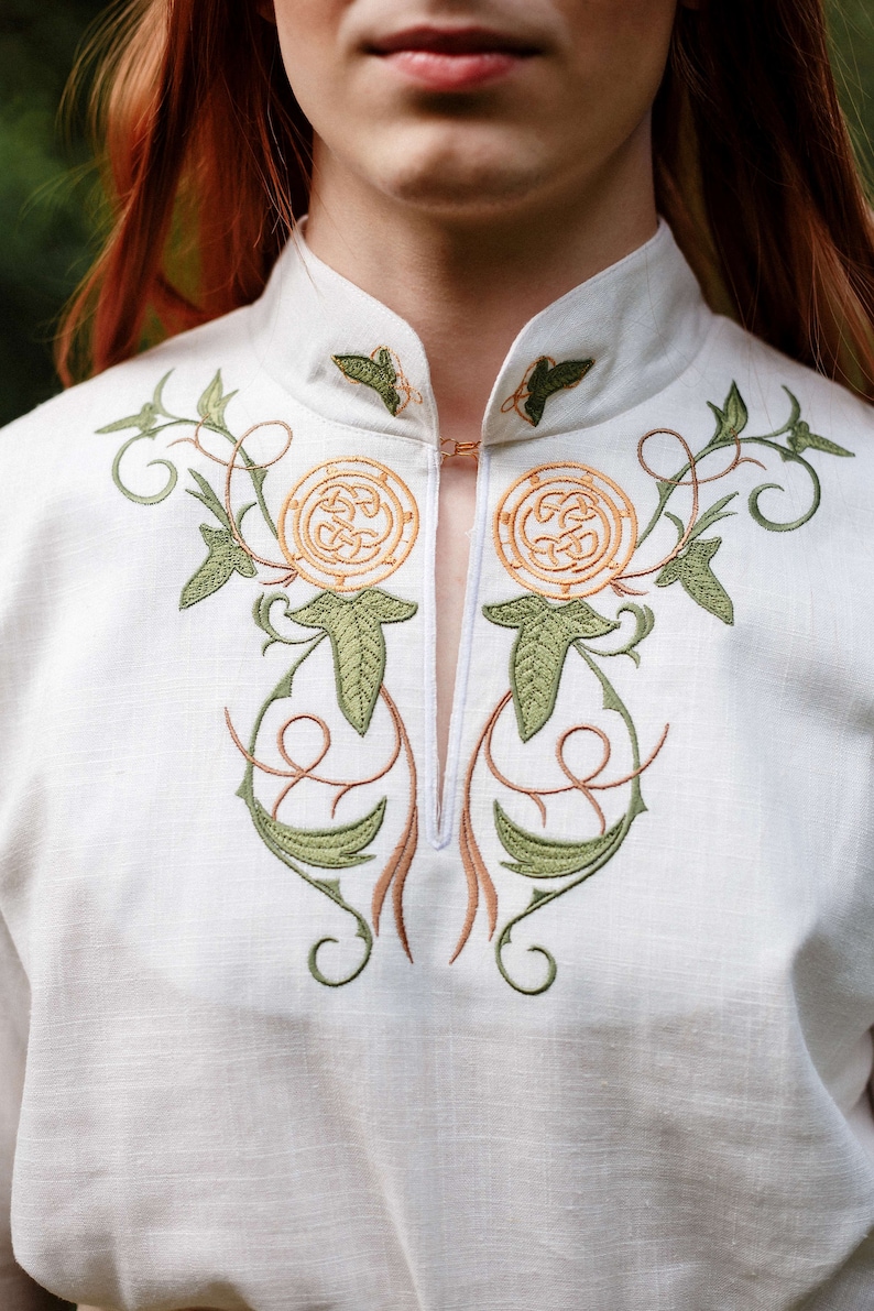 Fantasy Shirt the Elven Ivy. Male Elf Costume. - Etsy