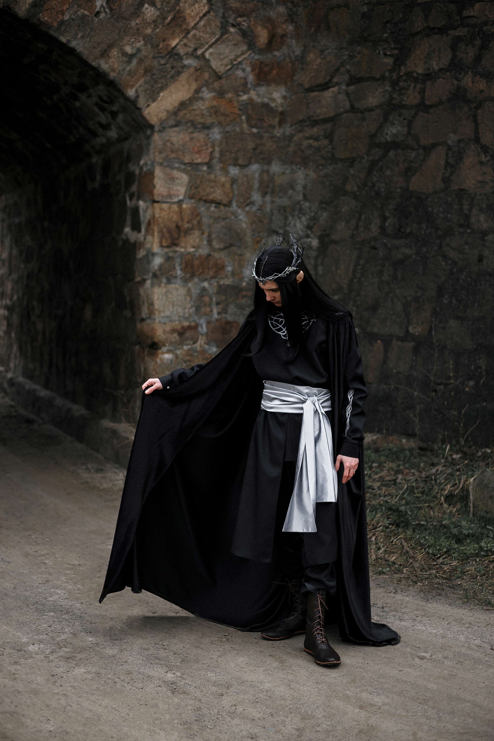 Fantasy Costume dark Elf . Dark Lord Fantasy Costume. Dark Fantasy ...