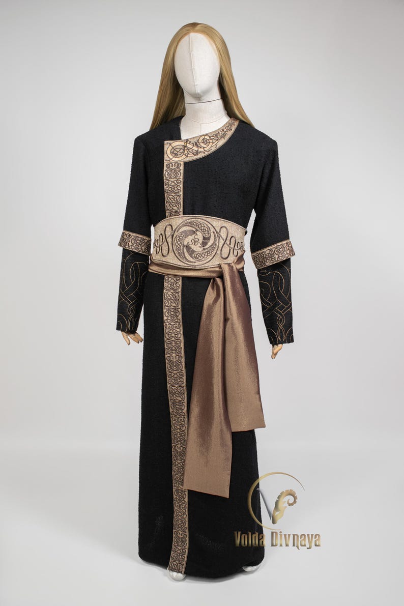 Fallen Lord Costume | Black Sorcerer Outfit | Dark Elf or Shadow King ...
