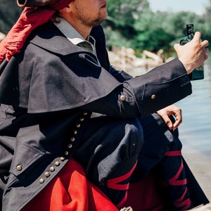 Highwayman Coat. Brotherhood Coat. Pirate Frock Coat Costume - Etsy