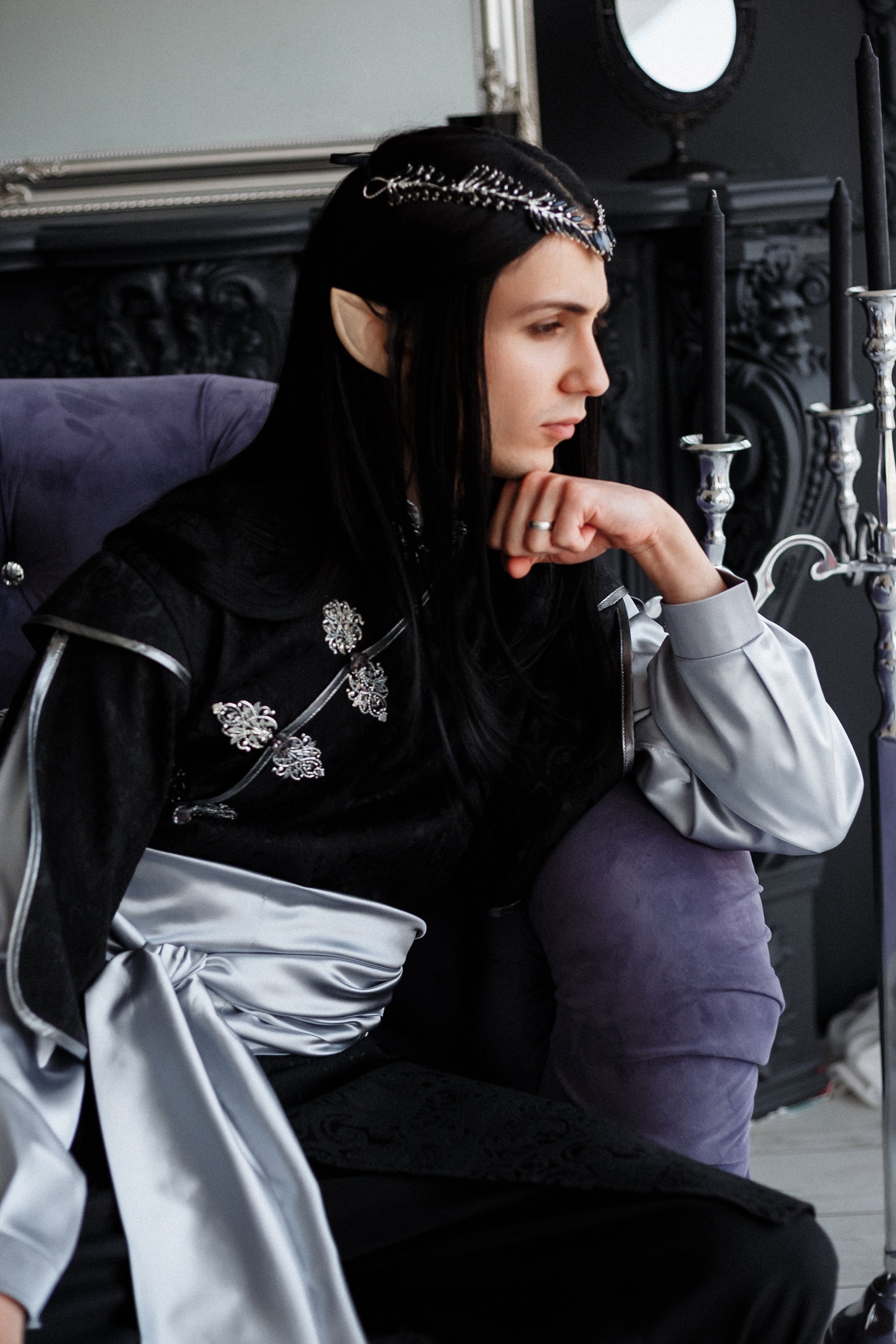 Costume "clans of Elves of the Twilight" . Elven Lord Fantasy Costume ...