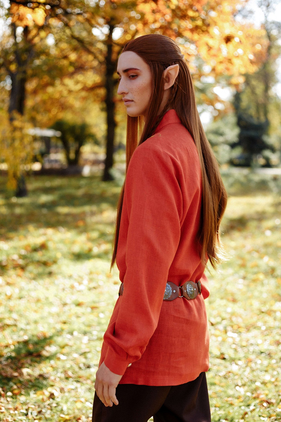 Fantasy Elven Tunic. autumn Leaf. Elven Lord - Etsy