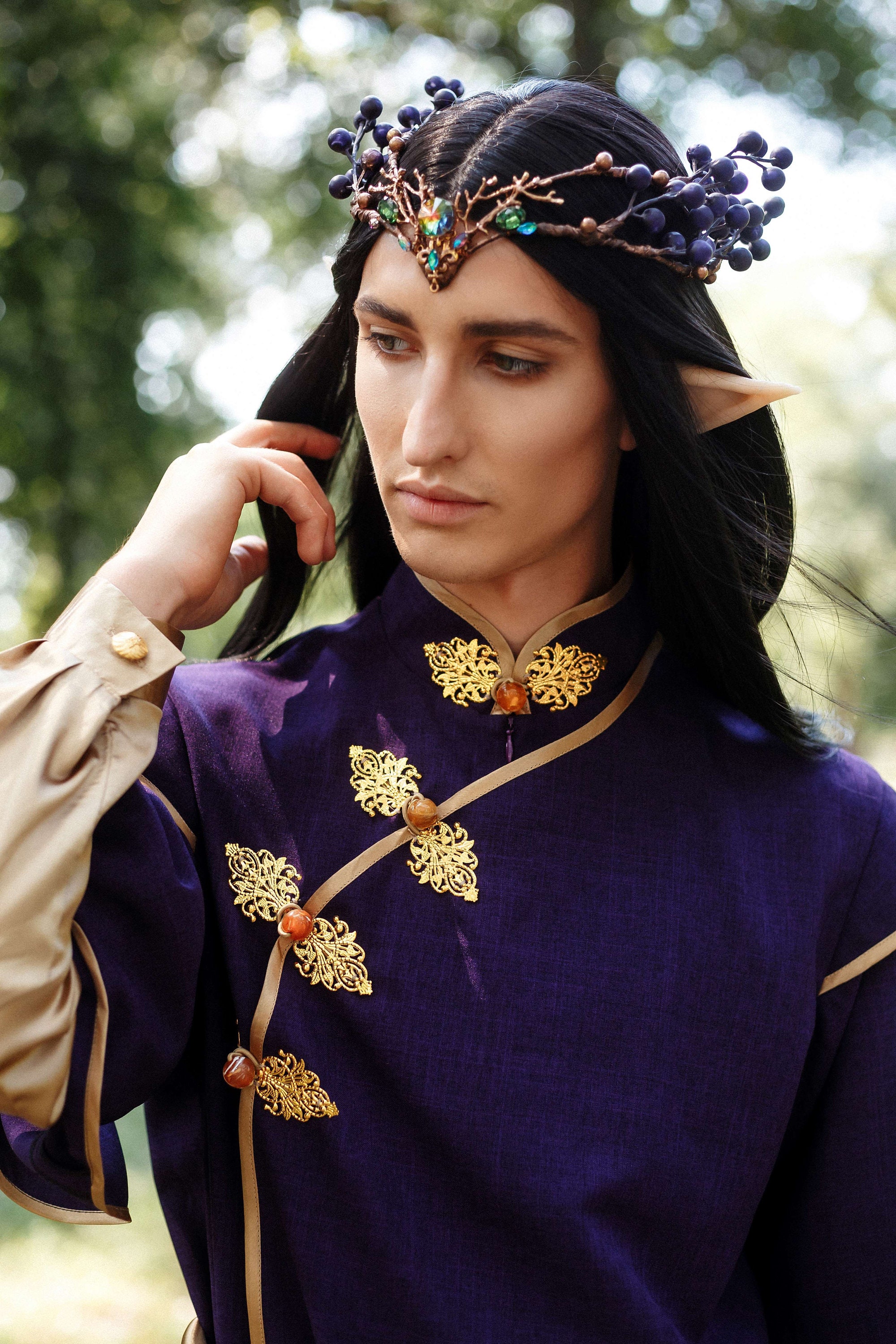 Costume "violaceous Elve". Сustom-made Production. Elven Lord Fantasy ...