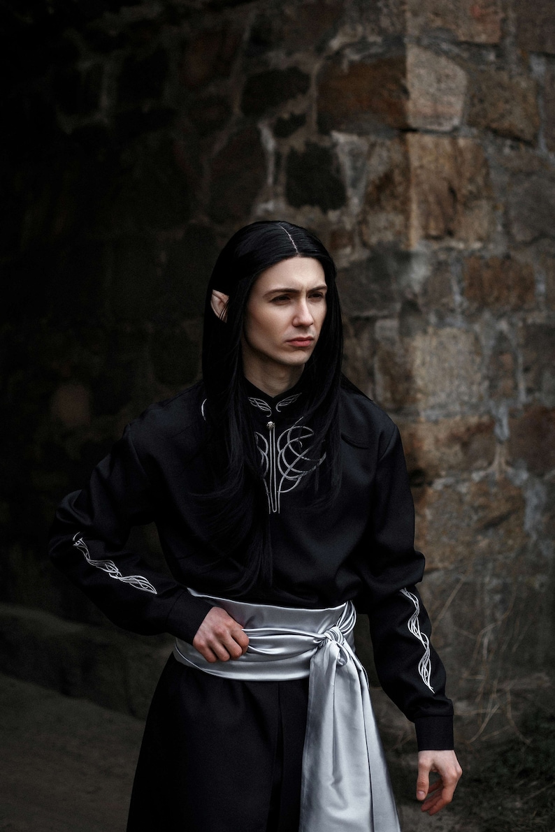 Fantasy Costume dark Elf . Dark Lord Fantasy - Etsy