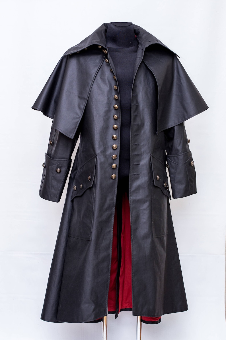 Highwayman coat. Brotherhood Coat. Pirate Frock Coat Costume | Etsy