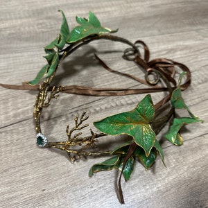 Fantasy Crown Elven Ivy, Romantic Wedding Accessory, Bridal Headpiece ...