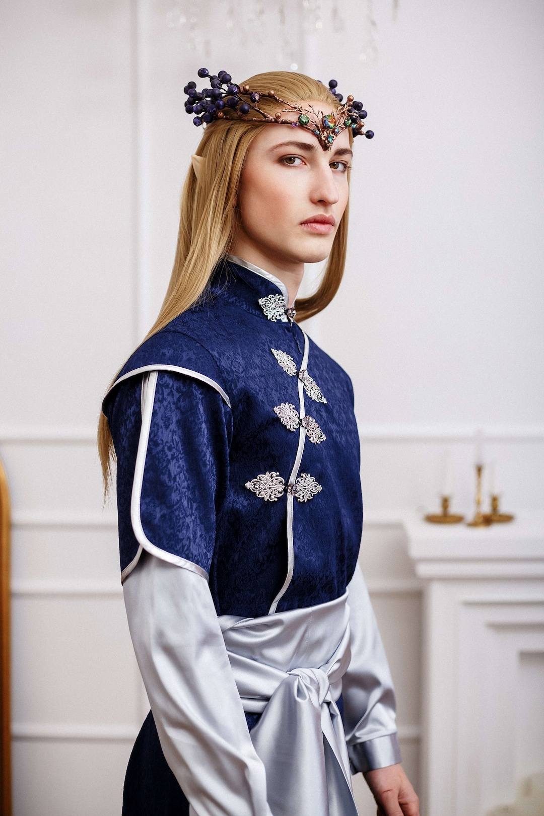 Costume "clans of Sea-elves". Elven Lord Fantasy Costume. Elven Wedding ...