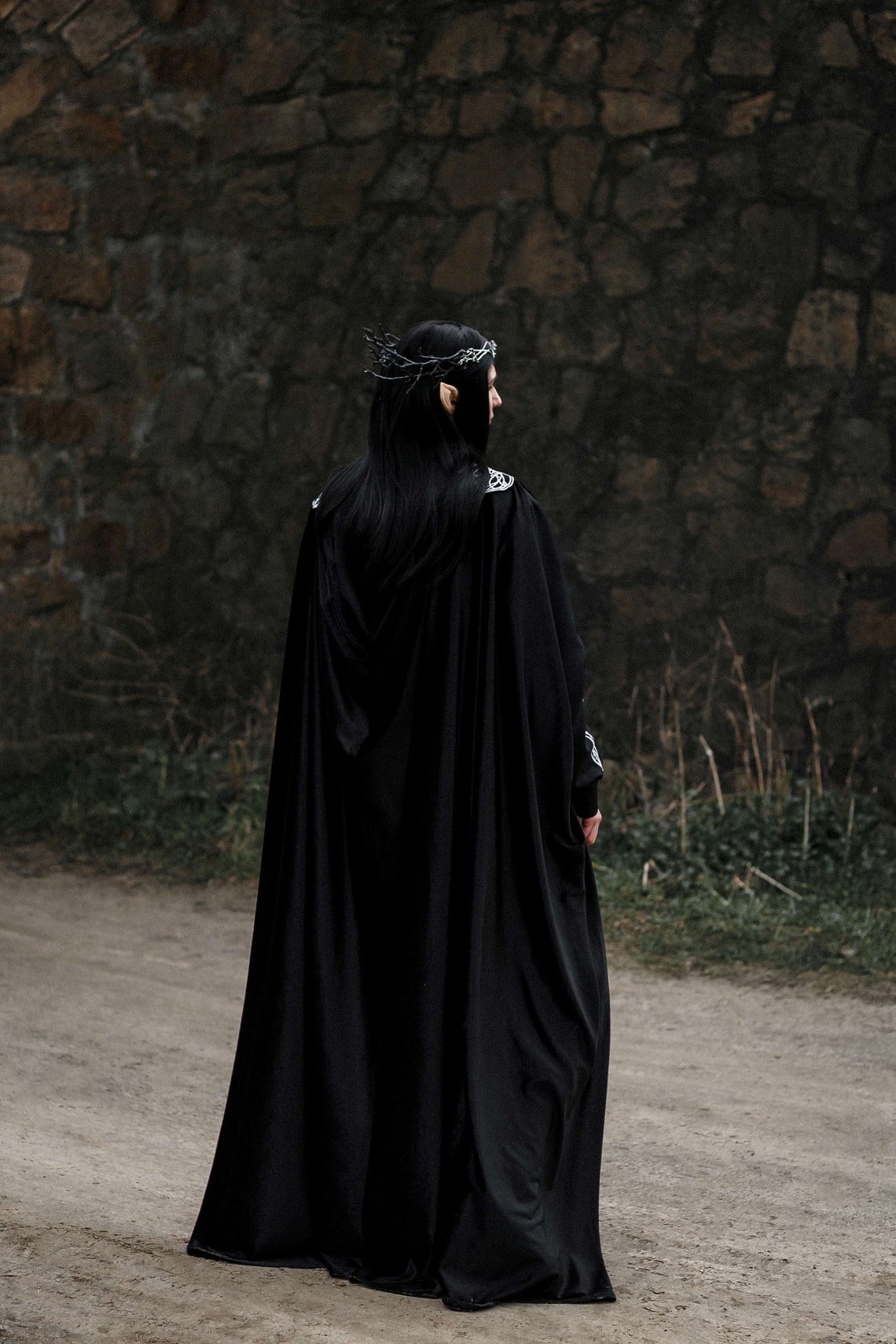 Fantasy Costume dark Elf . Dark Lord Fantasy - Etsy