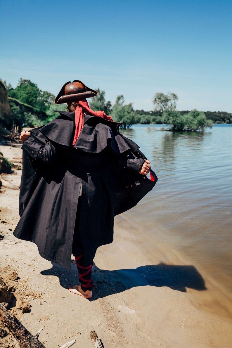 Highwayman Coat. Brotherhood Coat. Pirate Frock Coat Costume - Etsy