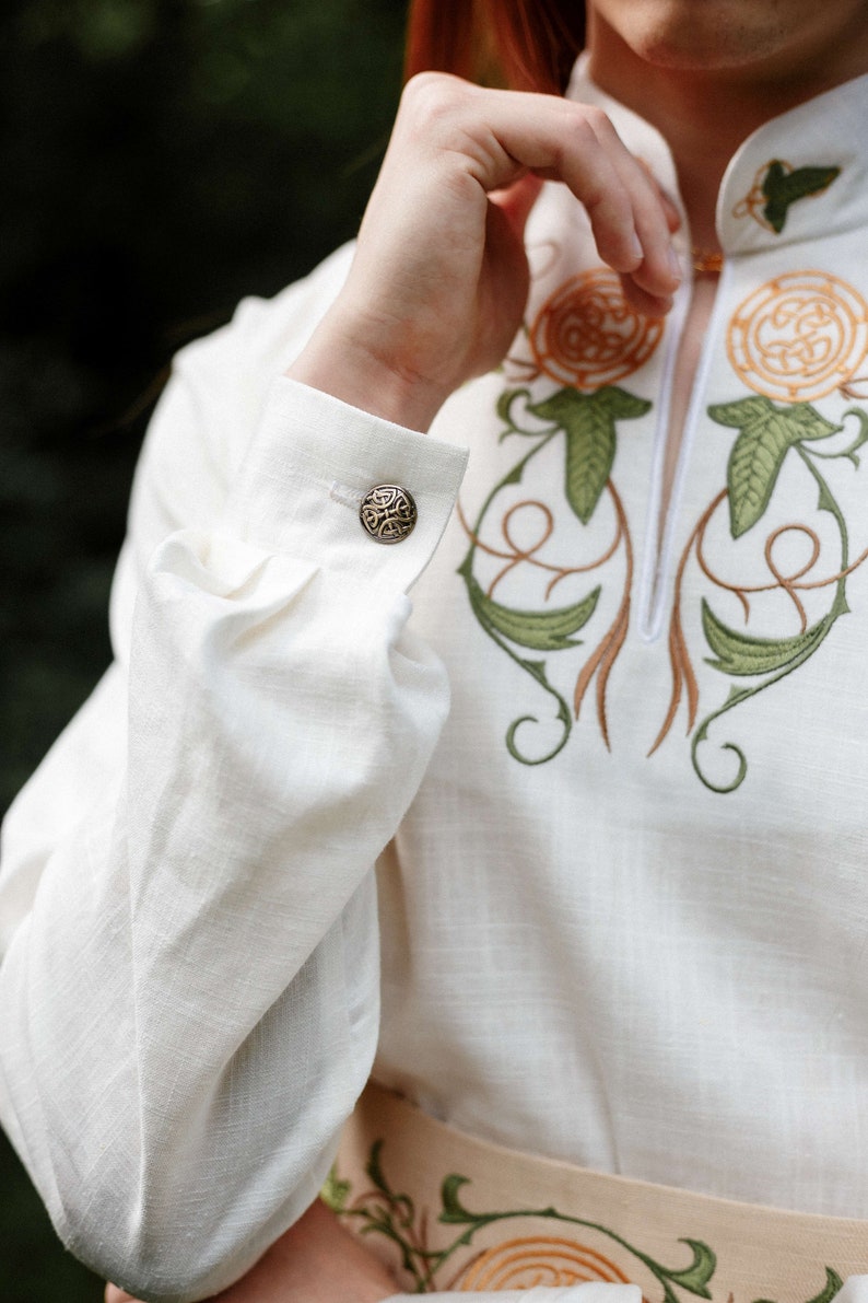 Fantasy Shirt the Elven Ivy. Male Elf Costume. - Etsy