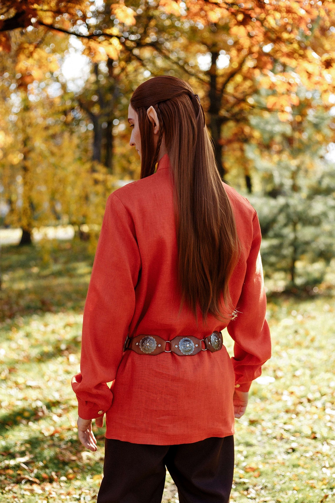 Fantasy Elven Tunic. autumn Leaf. Elven Lord - Etsy