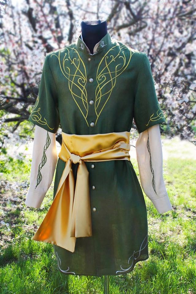Traje de hombre elfo. Dos árboles de Valinor | Etsy