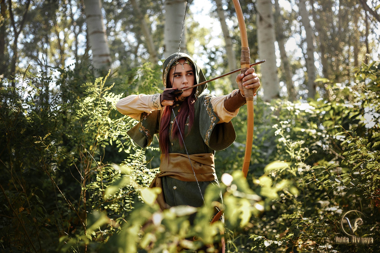 Fantasy Costume elven Archer . Renfaire Costume. Elven Tunic. LARPG ...