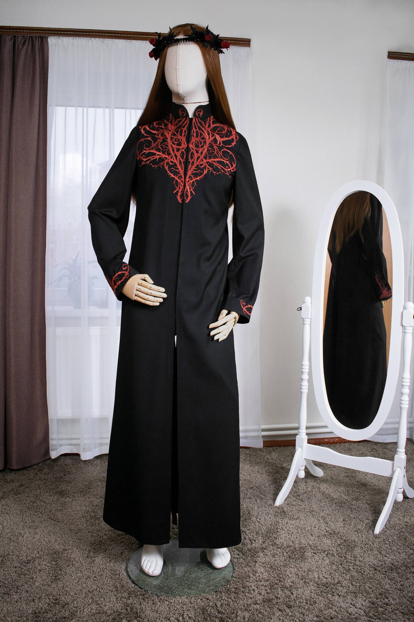 Regal Attire of Lord Blackthorn. Renfaire LARP Costume. Elven Lord ...