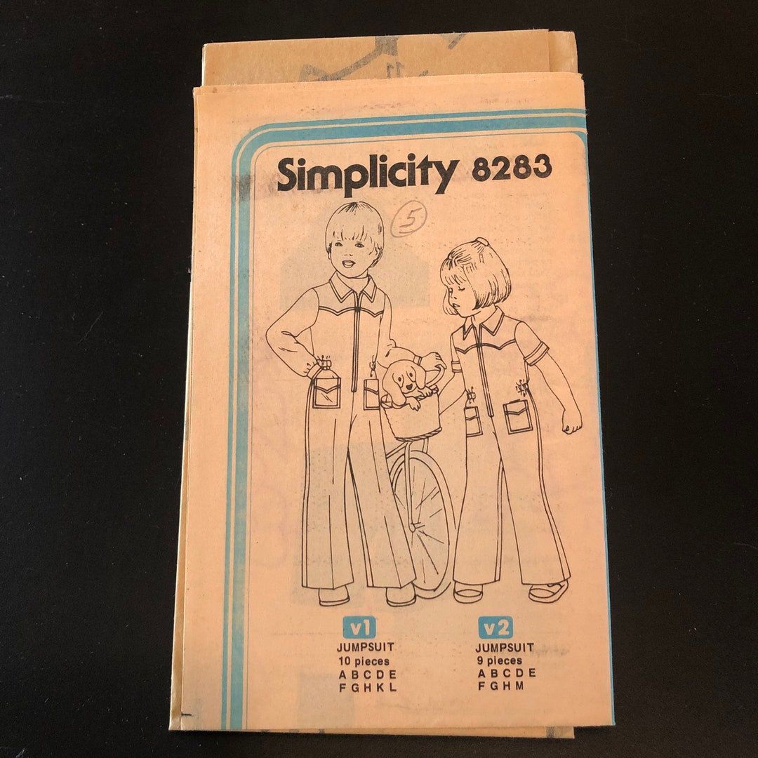 8283 Simplicity Childs Jumpsuit Pattern Size 3 NOT - Etsy UK