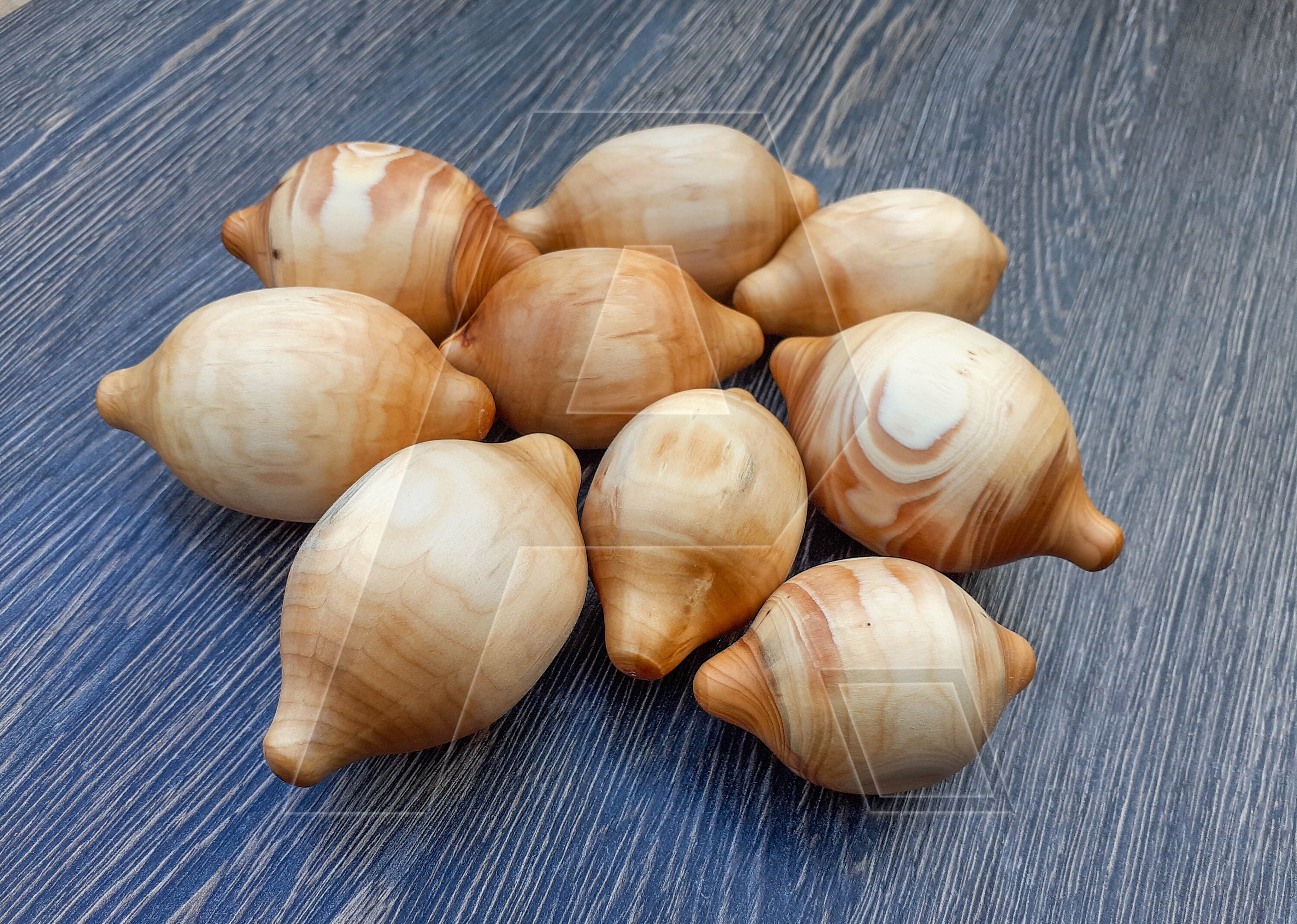 Small Wooden Fruit - Set - Etsy