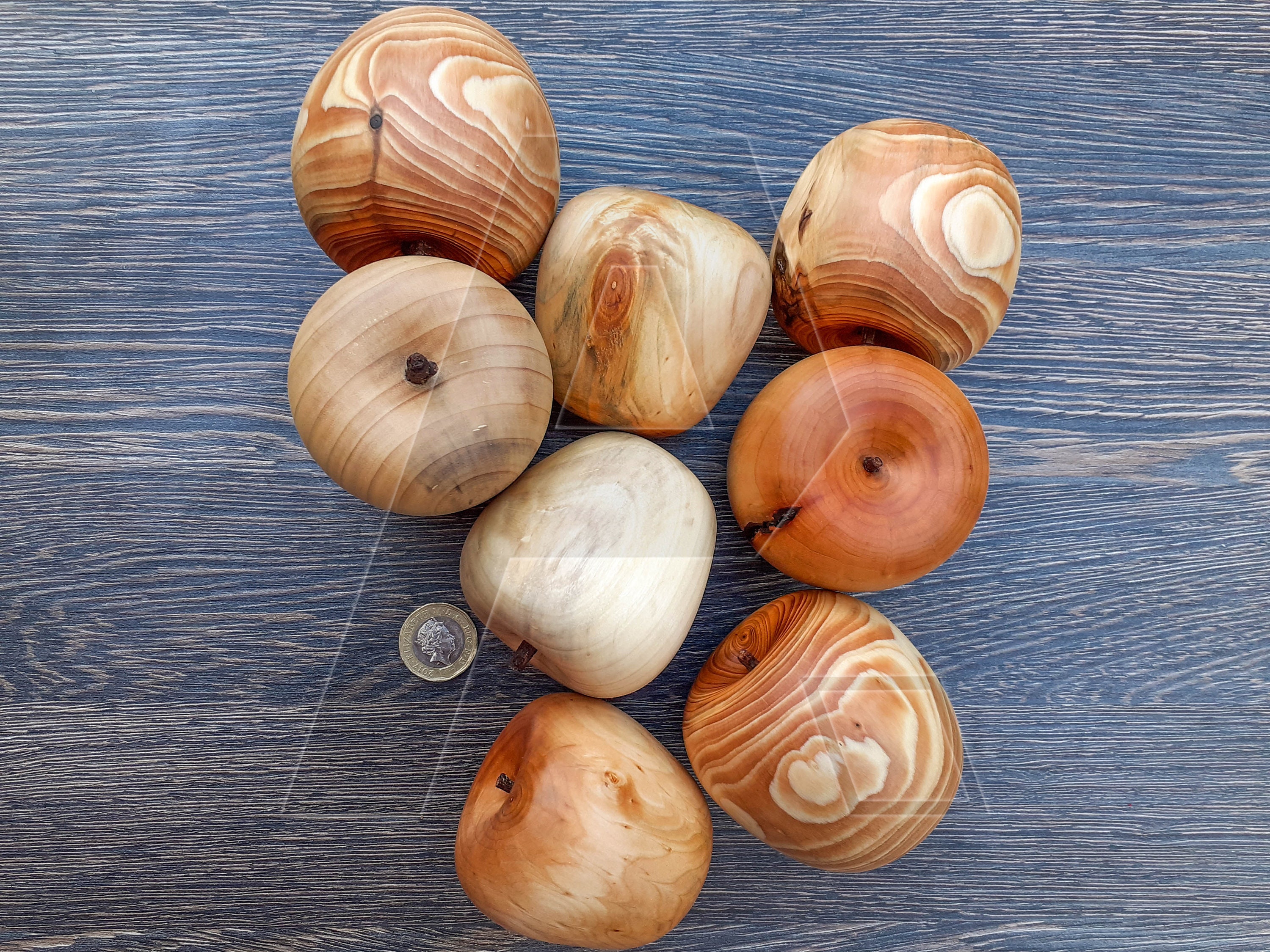 Wooden Fruit - Etsy