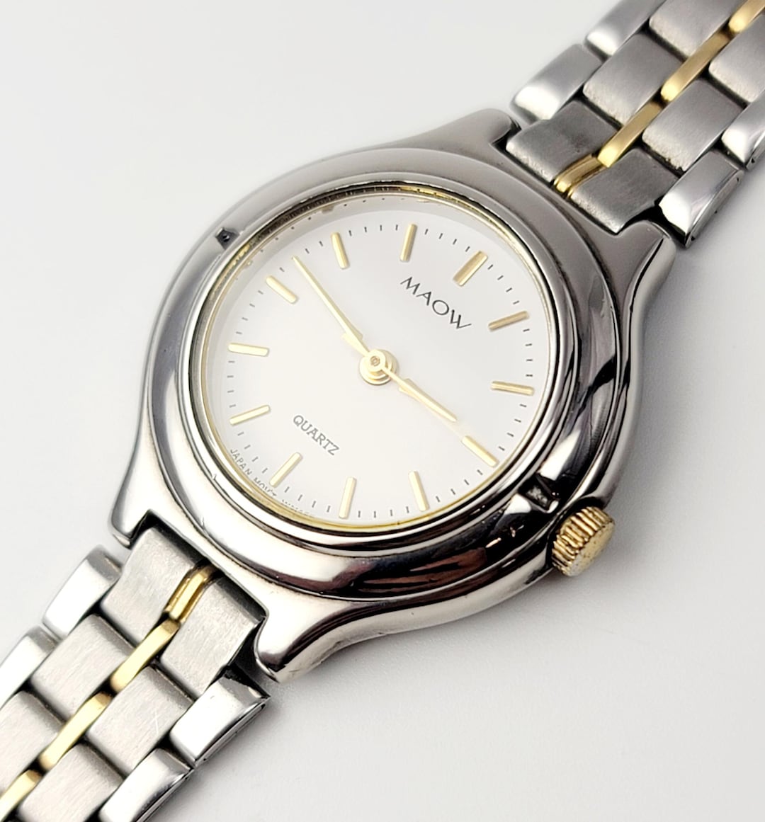 Vintage MAOW (maruman) HM206 Two-tone Quartz Women’s Watch – Japan Mov ...