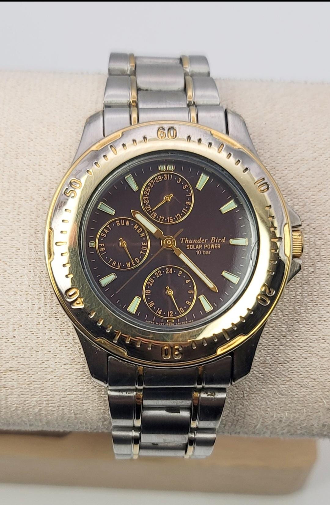 Citizen Thunderbird Solar-power 8626‑A85714 Two‑tone Chronograph - Etsy