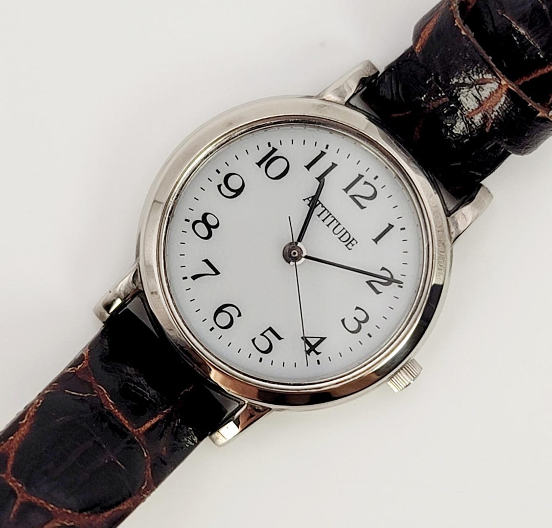 Citizen Attitude L081-C0604477 Solar Quartz Watch – White Dial – Japan ...