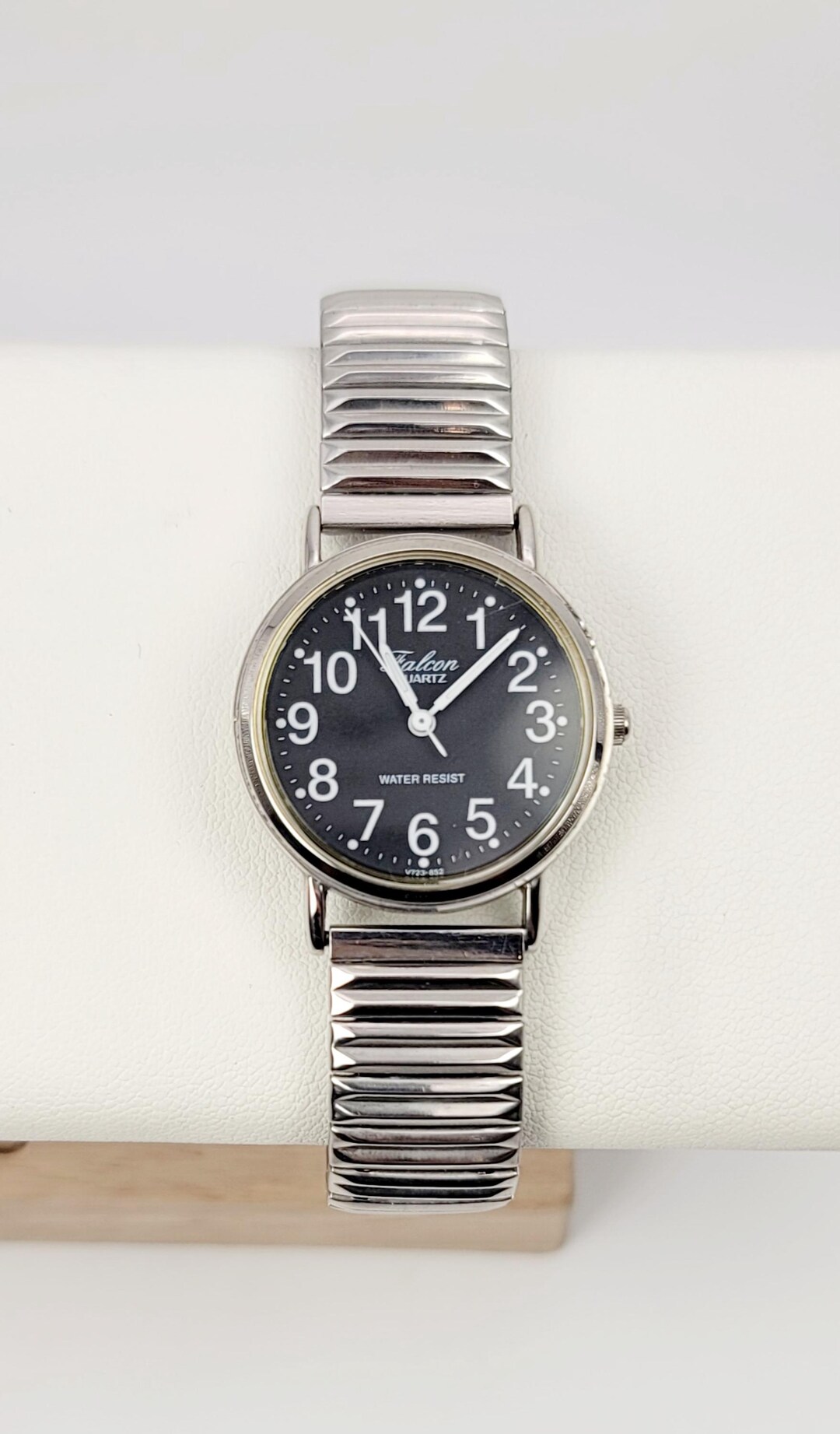 Citizen Q&Q Falcon V723-852 Vintage Quartz Watch – New Battery, Black ...