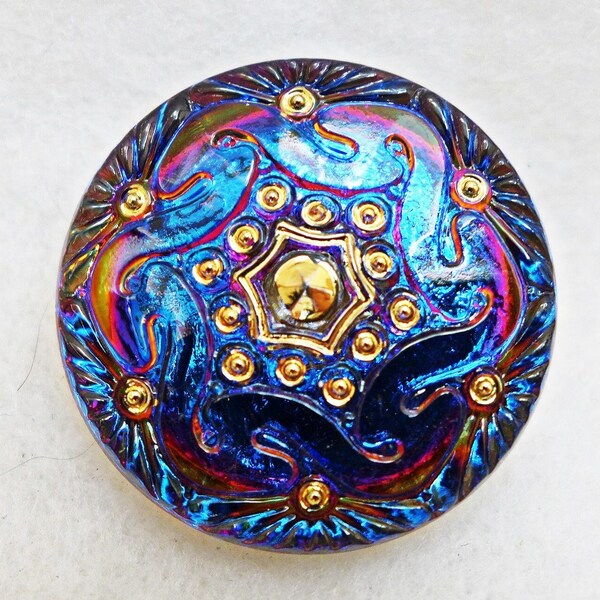 Czech Glass Buttons - Etsy