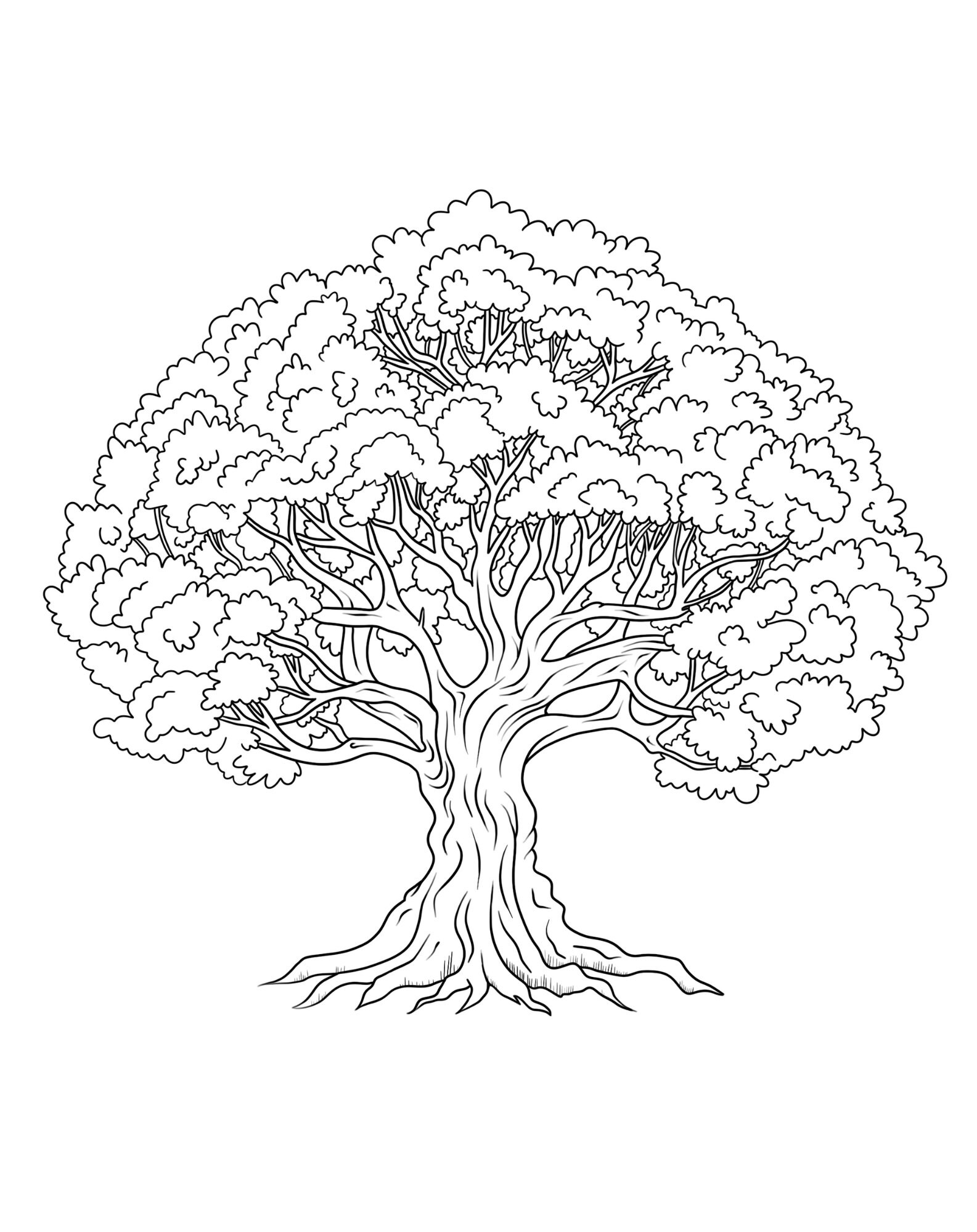 Tree Template: Royalty Free Traceable Pattern Bundle jpg, Png, Svg, Pdf ...